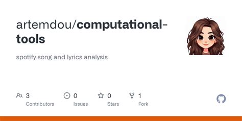 Github Artemdoucomputational Tools Spotify Song And Lyrics Analysis
