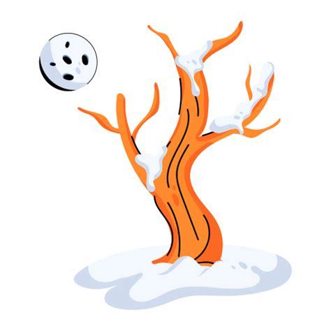 Winter Tree Snow Tree Naked Tree Dry Tree Winter Season Icon Download On Iconfinder