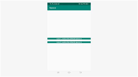 Android Space Android GUI Course UK Academe