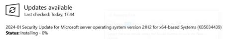 Security Update For Microsoft Server Operating System Version 21h2 For
