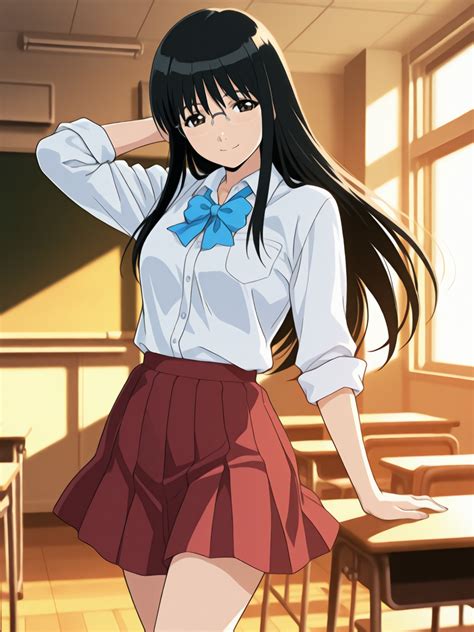 Asada Shouko Panty Flash Teacher Illustrious Civarchive Civitai