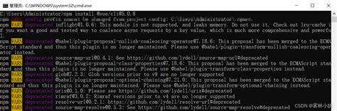Vue3脚手架工具cli配置搭建及创建vue工程vue3 Cli Csdn博客