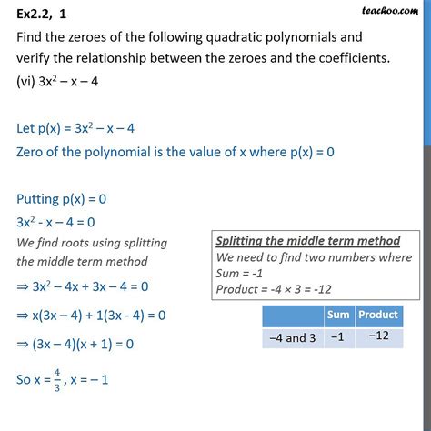 Finding Zeros Of Quadratic Functions By Factoring At Amy Dieter Blog