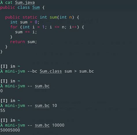 用 java 实现一个简单的虚拟机