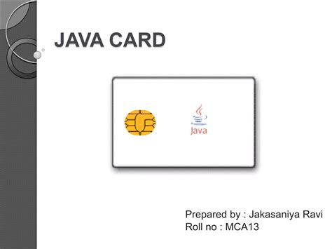 Java Card Pptx