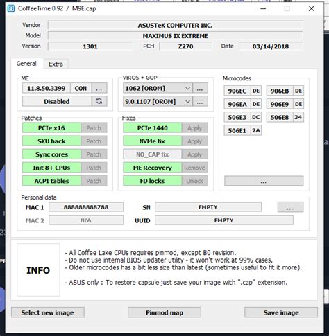 Tool Easy Automated Mod Tool For Coffee Lake Bios By Unhappyboiiiii BIOS Modding