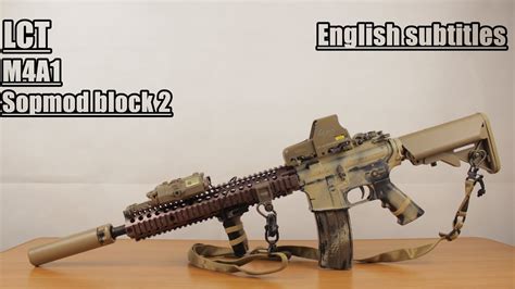 Обзор страйкбольного привода М4А1 Sopmod Block 2 от Lct Youtube