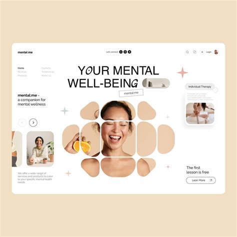 Mental Health Platform Website Design Web Design Portfolio Web