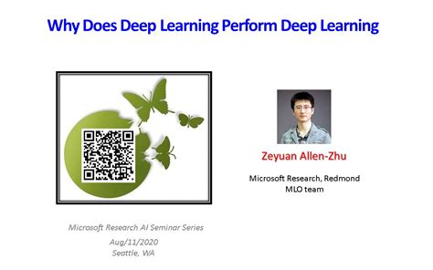 为什么 深度学习 能 深度地学习微软研究院AI研讨会2020年8月Why does deep learning perform deep learning 哔哩哔哩 bilibili