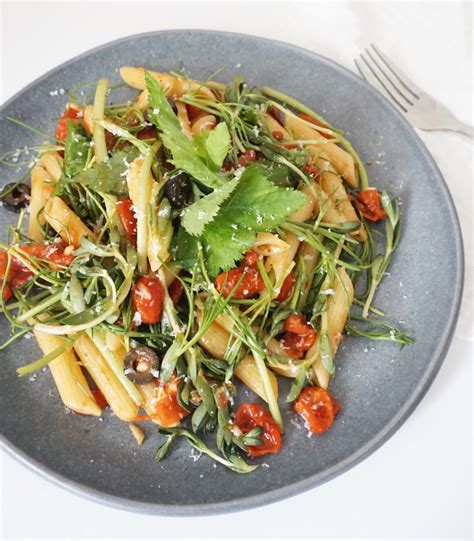 봄나물 구운토마토 냉파스타