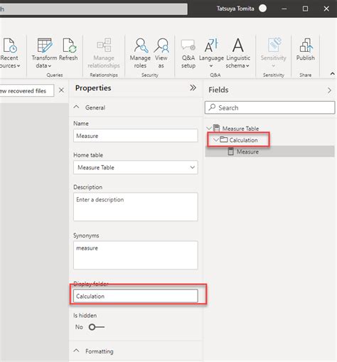 Power Bi Measure Table