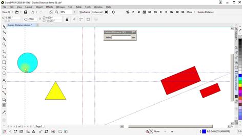 Guides Distance Coreldraw Macro Youtube