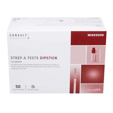 Mckesson Consult Rapid Test Kits For Strep A At