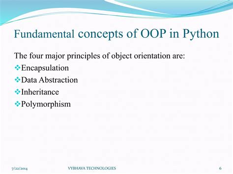Object Oriented Programming In Python Pptx