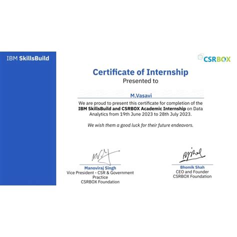 Mekapothula Vasavi On Linkedin Ibmskillsbuild