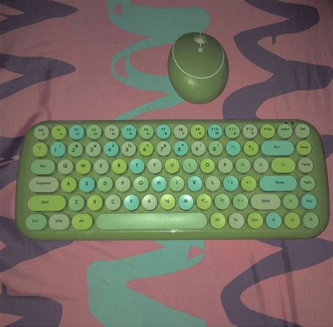 Green Mofii Keyboard And Mouse Computers Tech Parts Accessories Computer Keyboard On