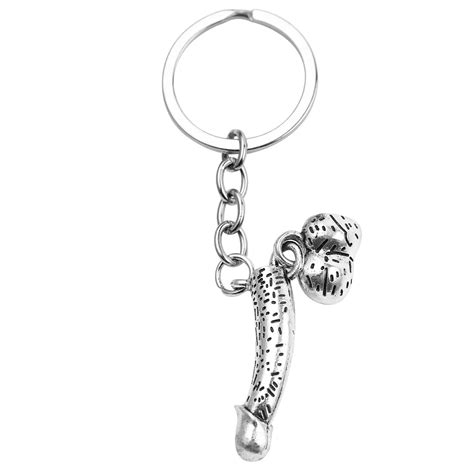 Sex Organ Keychain For Male And Female Penis Vaginal Skeleton Keychain