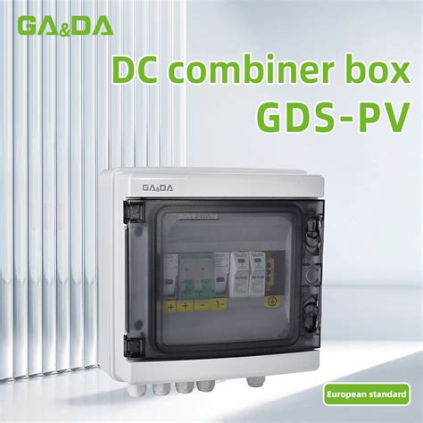 Gds Pv1 1 Ip65 1 In 1 Out 1 Strings Array 16a 500v Dc Solar Pv Combiner Box For Solar System