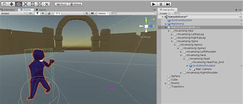 Rotating The Body In Which The Main Camera Is Attached To Unity