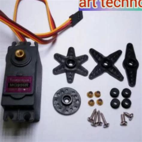 Jual Servo Mg996 Motor Dc Arduino Raspberry Robot Tangan Arm Project Dll Artec01 Diminati Banget