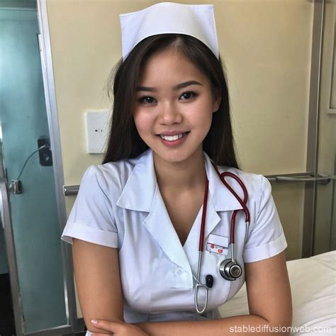 Filipina Nurse Portrait Stable Diffusion Online