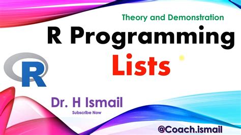 Lists In R Programming Simple Explanation For Beginners To Advanced Youtube