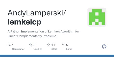 Github Andylamperskilemkelcp A Python Implementation Of Lemkes