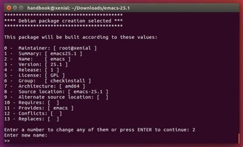 How To Install Gnu Emacs 251 In Ubuntu 1604 Ubuntuhandbook