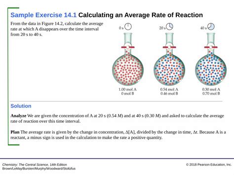 Pdf Sample Exercise 14 1 Calculating An Average Rate Of