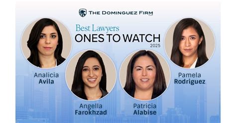 Five Attorneys From The Dominguez Firm Recognized By Best Lawyers® For 2025