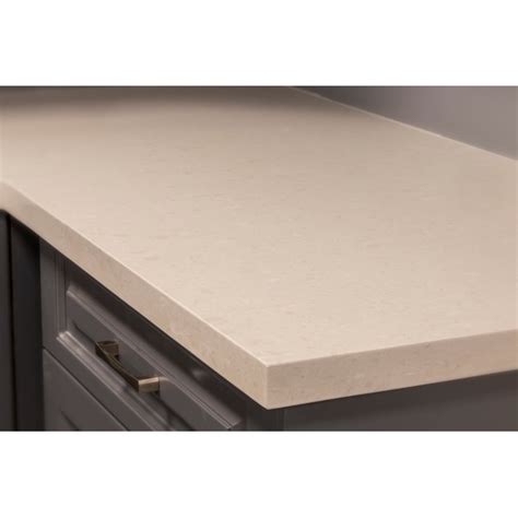 Caesarstone Caesarstone Organic White Quartz White Kitchen Countertop
