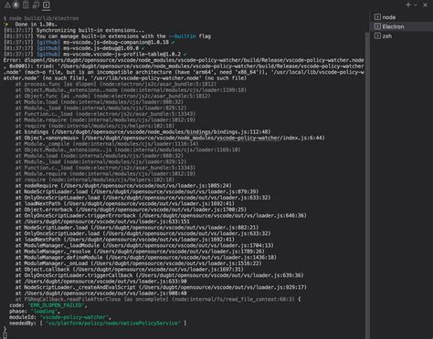Failed To Open Lib On Macos Arm · Issue 9 · Microsoftvscode Policy