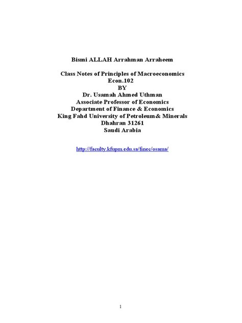 macroeconomic notes classs 11 pdf recession macroeconomics