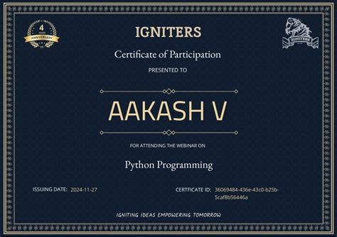 Aakash V On Linkedin Pythonprogramming Skilldevelopment Continuouslearning Certificate
