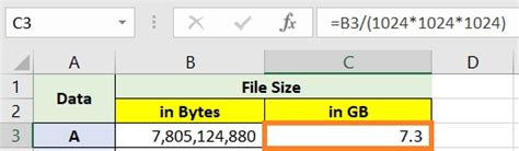 How To Convert Bytes To Mb Or Gb In Excel Easy To Follow
