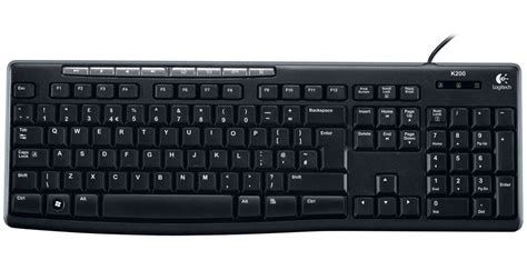 Клавиатура Logitech Media Keyboard K200 Ru Usb Black 920 002779