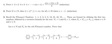 Solved 1 Prove 1 22 334 Nn1 Nn 1n 2