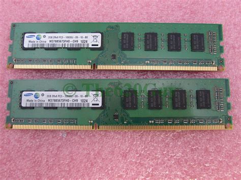 Samsung M378B5673FH0-CH9 4GB 2 x 2GB PC3-10600U DDR3 1333 Desktop ...