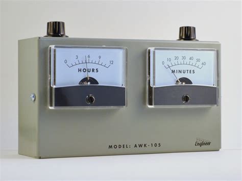 Analog Voltmeter Clock Geekalerts