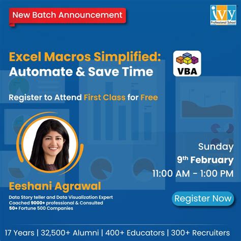 level up your excel game join our free first class on excel macros