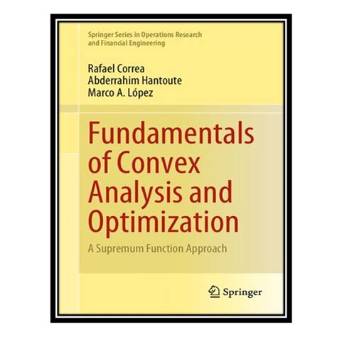 قیمت و خرید کتاب fundamentals of convex analysis and optimization a