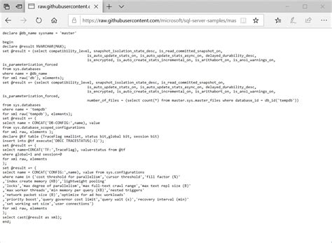 Compare Environment Settings On Sql Server And Azure Sql That May