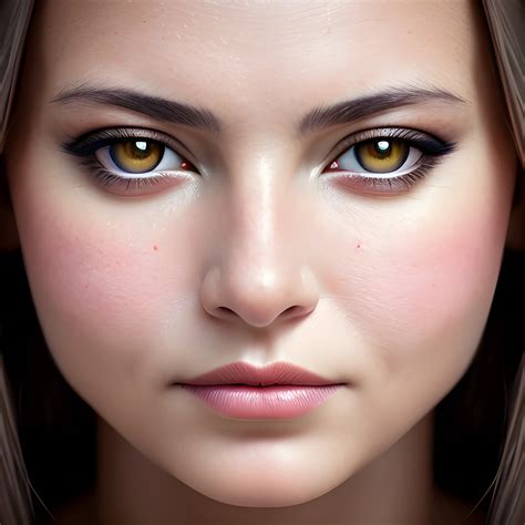 Close Up Portrait Of Beautiful Woman Exquisite Detail 30 Meg