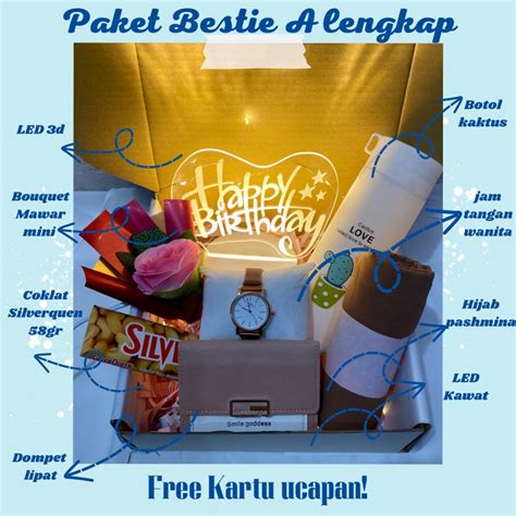 Jual Kado Ulang Tahun Cewek Paket Bestie Hadiah Pasangan Kado Jam Tangan Wanita Kado Ulang Tahun