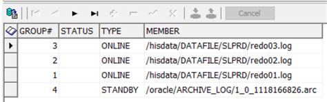 redo logfiles are missing on oracle database 11g manual standby