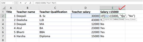 If Function In Excel Examples And Usage Ashish Coder