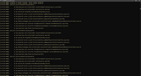 Concurrentmodificationexception In Asyncentitytracker Issue Mythic Projects Titanium