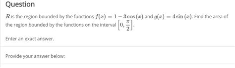 solved question r is the region bounded by the functions