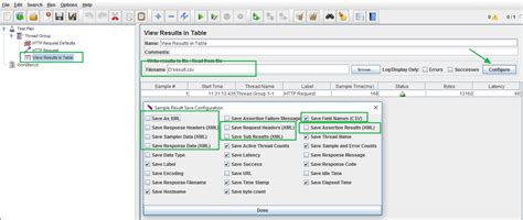 Save View Results In Table Listener As A Csv File In Jmeter Stack