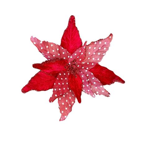 Poinsettia Stem Lavender 19 — Holiday Whimsy